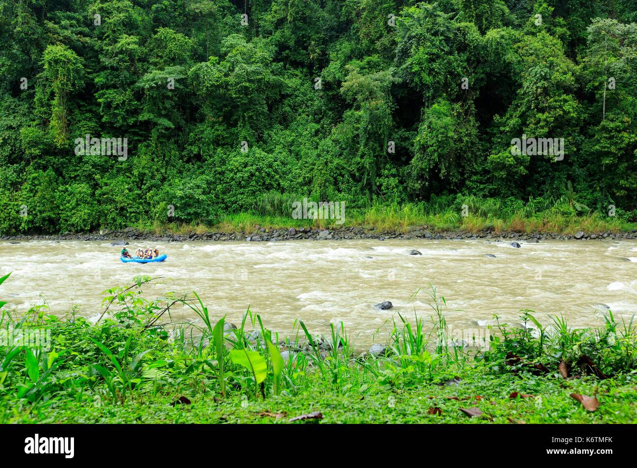 Costa Rica, Limon province, Limon, Rio Pacuare Valley, Pacuare Lodge ...