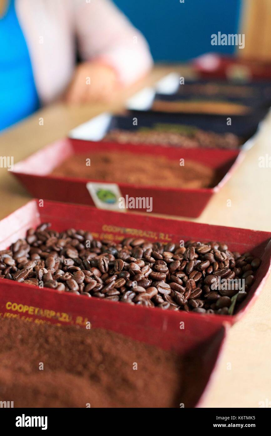 Costa Rica, San Jose province, Cedral, Coopecedral, coffee coopŽrative ...