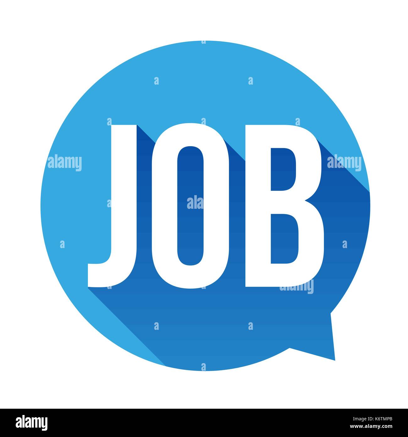 Job speech bubble vector Stock Vector Image & Art - Alamy