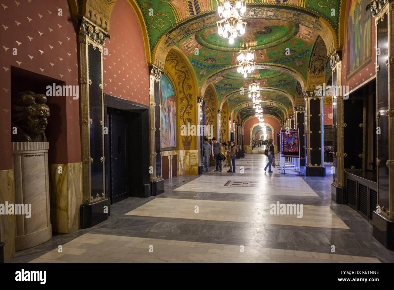 Romania, Transylvania, Targu Mures, Culture Palace Building ...