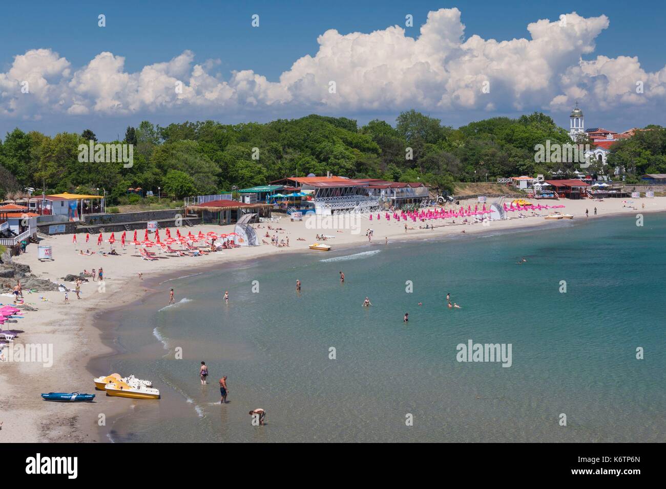 Sozopol central beach hi-res stock photography and images - Alamy