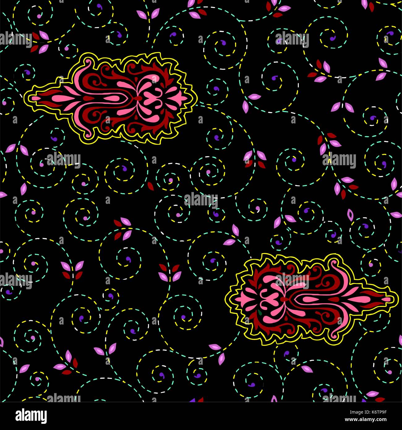 Ornamental pattern usable for wallpapers and backgrounds Stock Vector ...