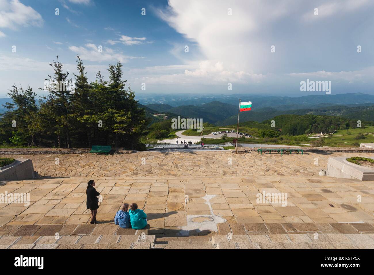 Bulgaria, Central Mountains, Shipka, Shipka Pass, Freedom Monument ...