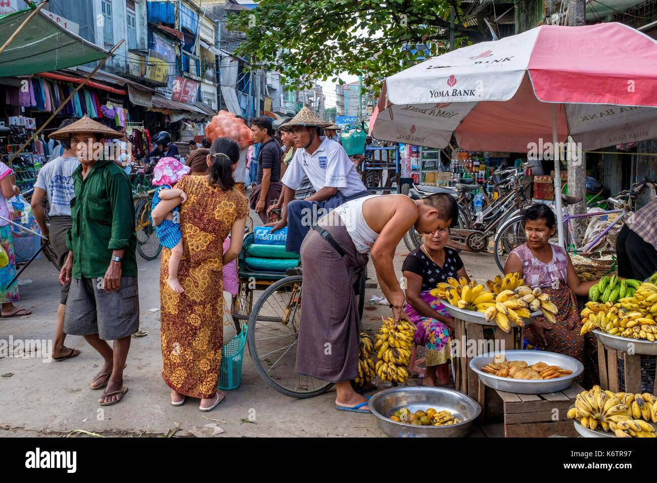 Myanmar (Burma), Rakhine state (or Arakan state), Sittwe, surroundings ...