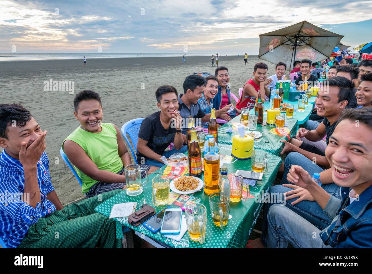 Myanmar (Burma), Rakhine state (or Arakan state), Sittwe, the View ...