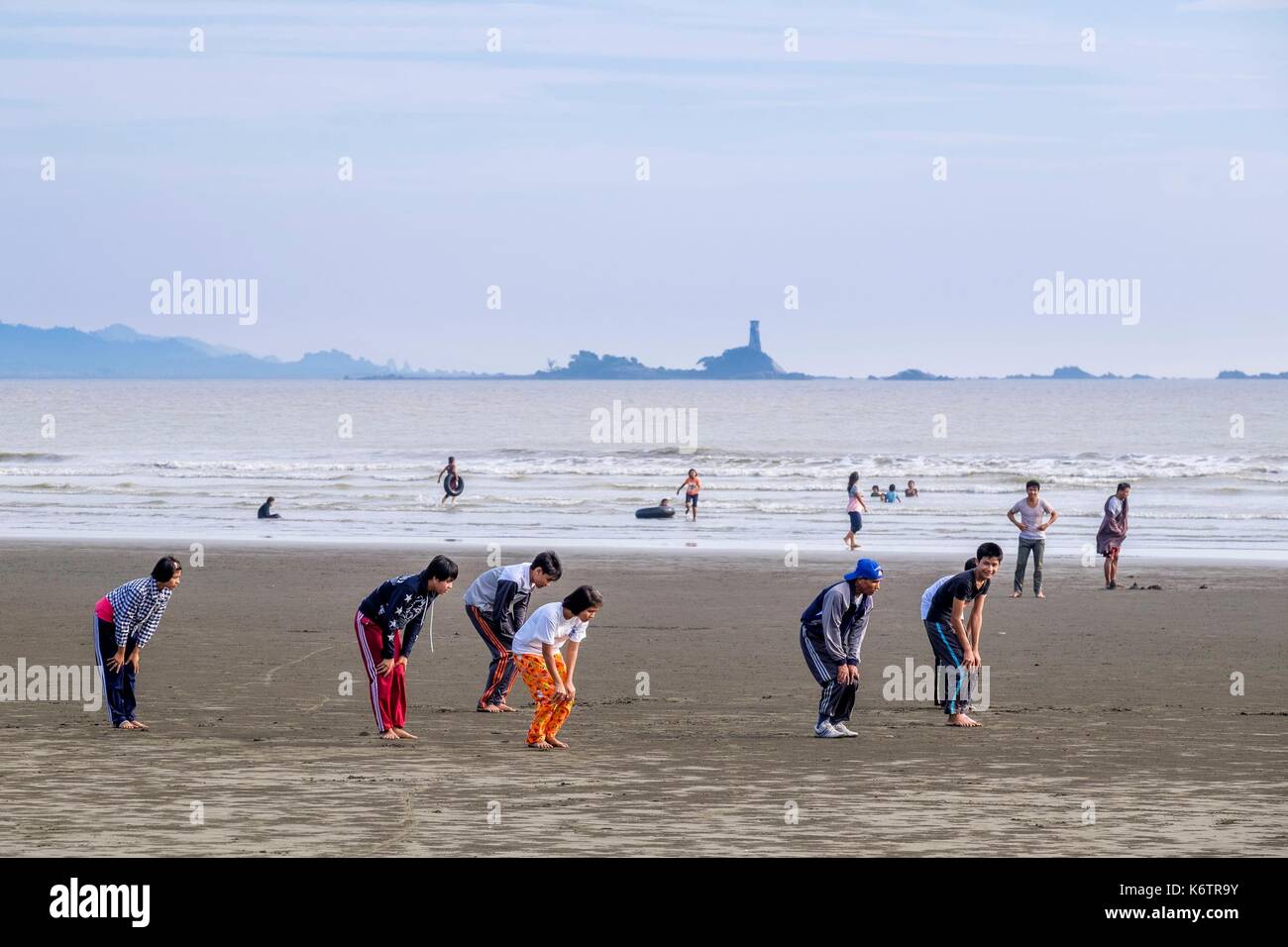 Myanmar (Burma), Rakhine state (or Arakan state), Sittwe, the View ...