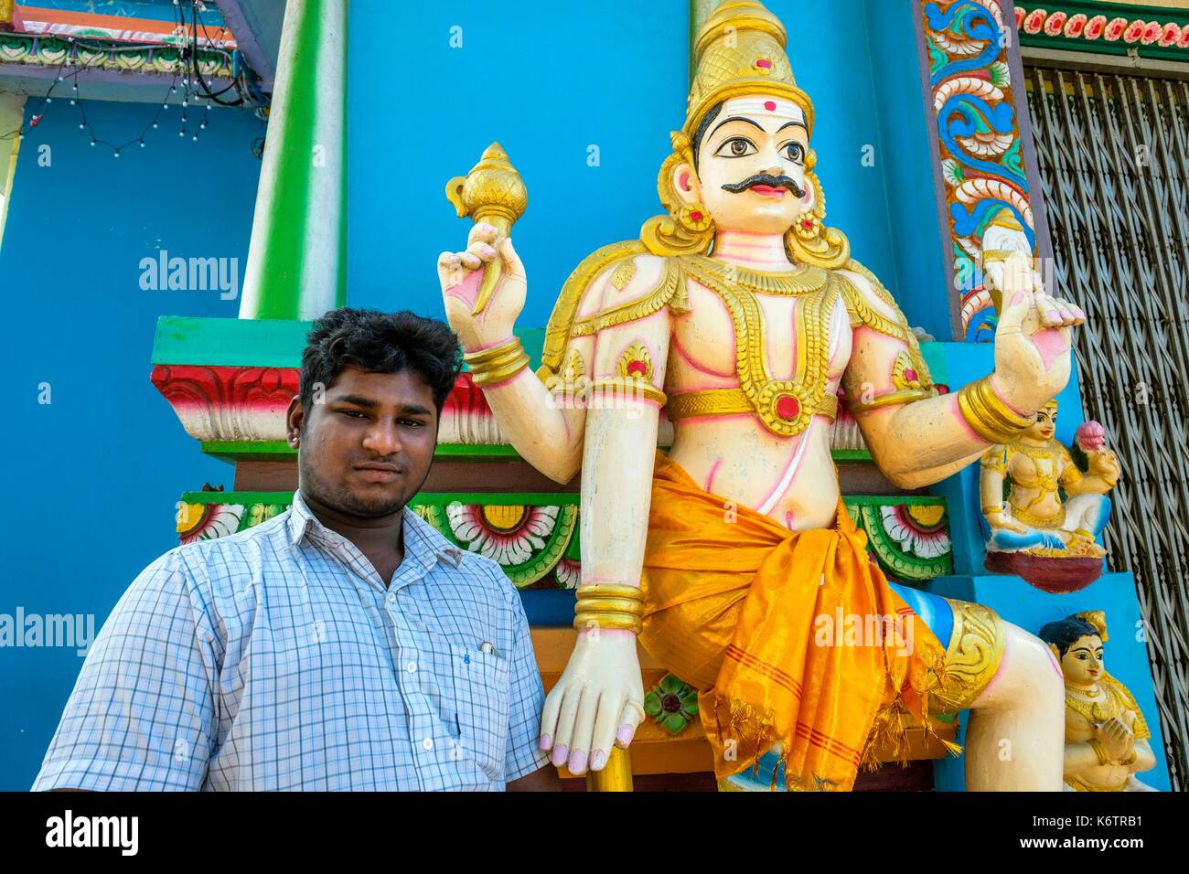 Myanmar (Burma), Mandalay region, Pyin U Lwin, hindu temple Stock Photo ...