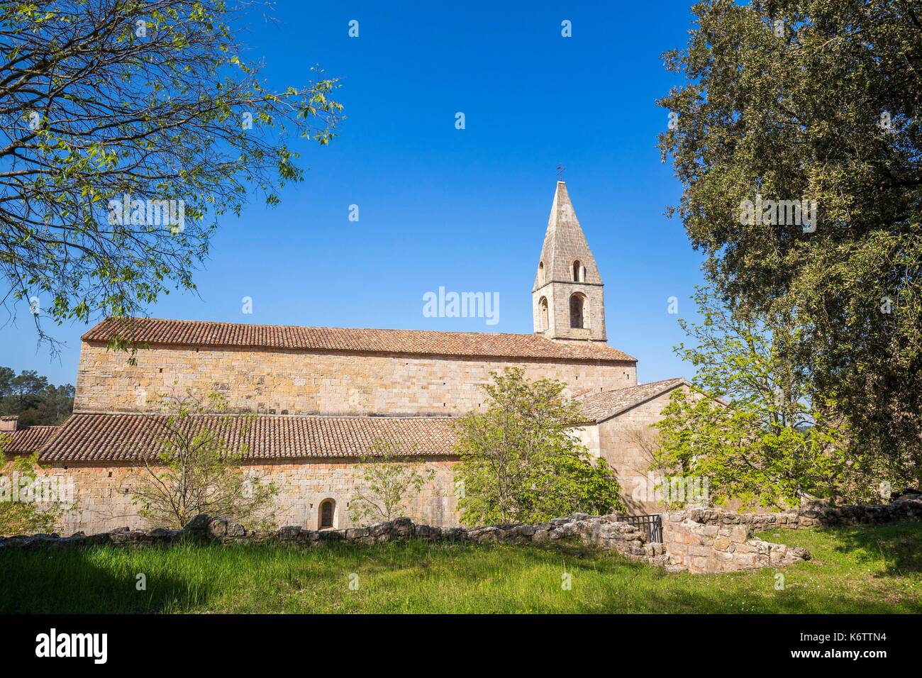 France, Var, Thoronet, Cistercian abbey of the Thoronet built in the ...
