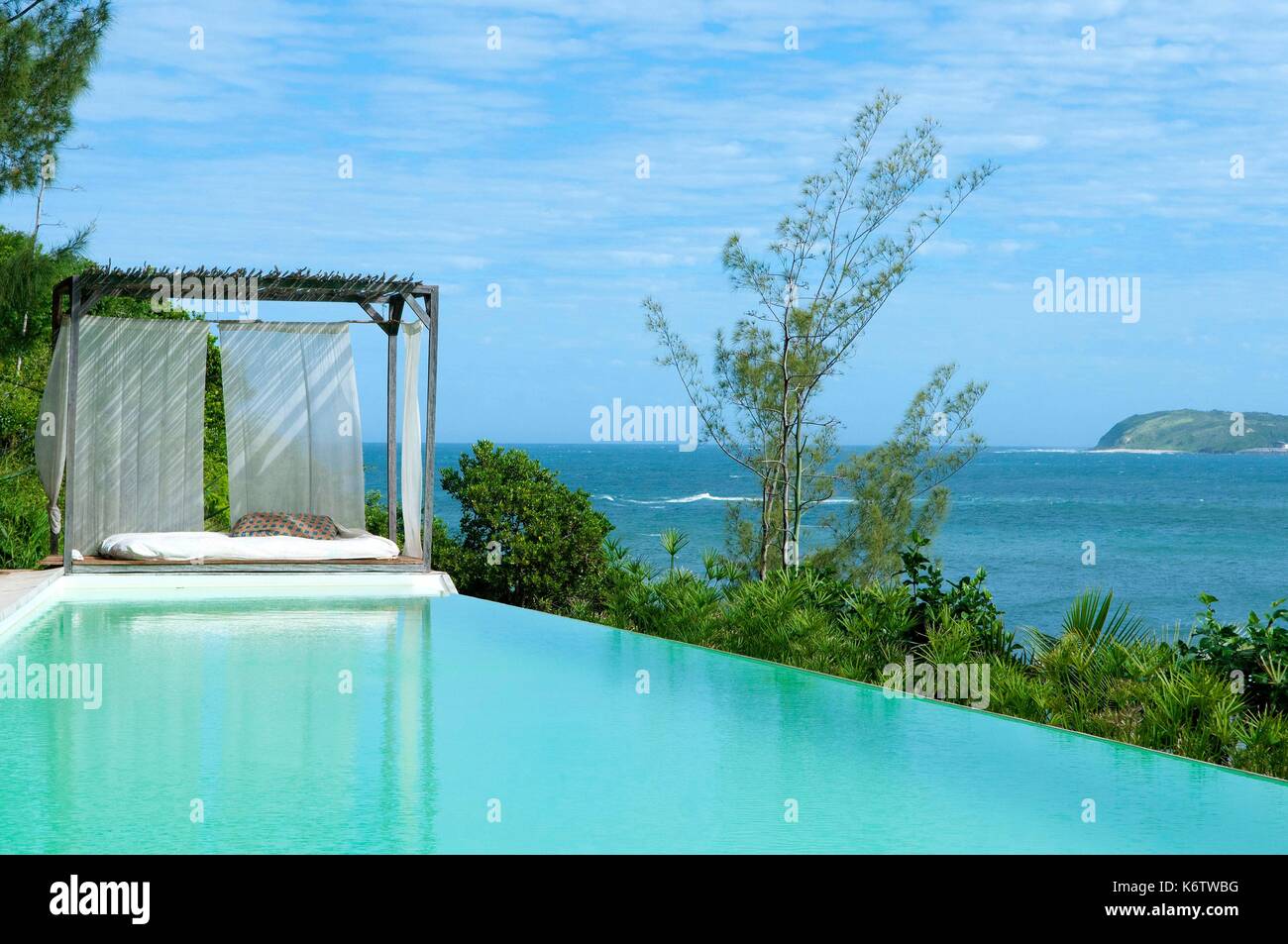 Madagascar, TulŽar, Fort-Dauphin, Tolagnaro, the swimming pool of the ...