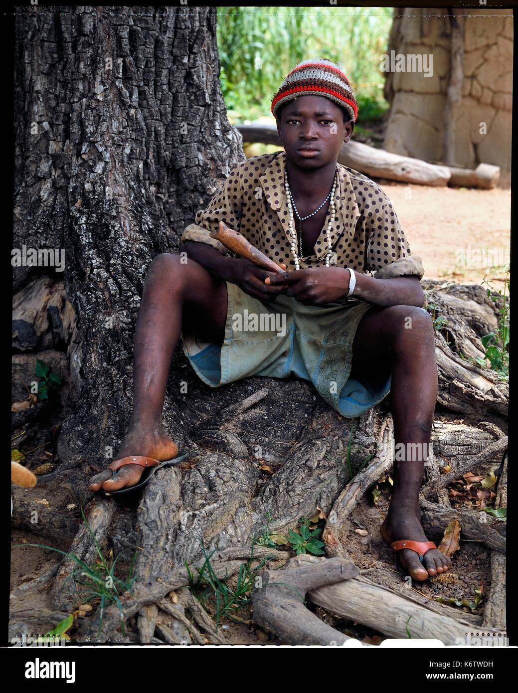 Burkina Faso, Poni province, Lobi land, LoropŽni region, Lakar, young ...