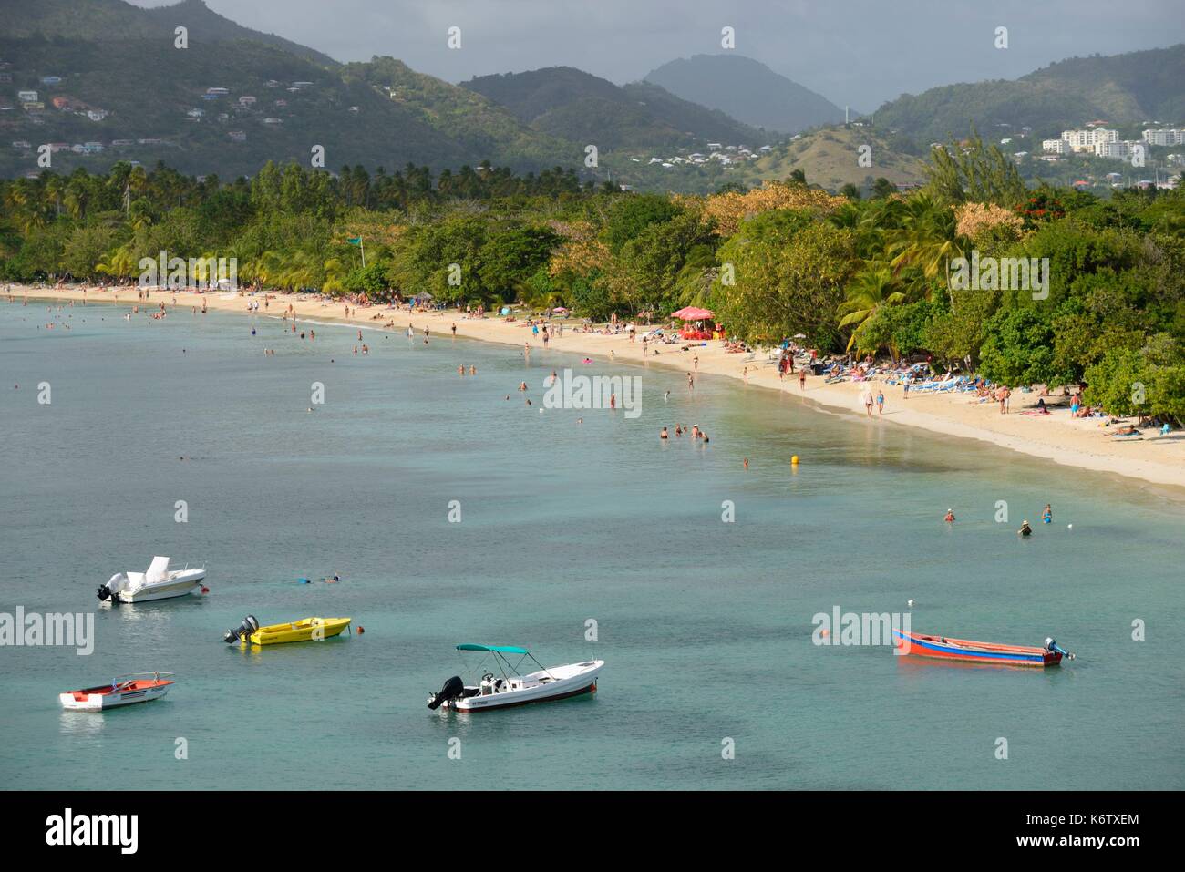France, Martinique (French West Indies), Sainte Anne, Pointe Marin ...
