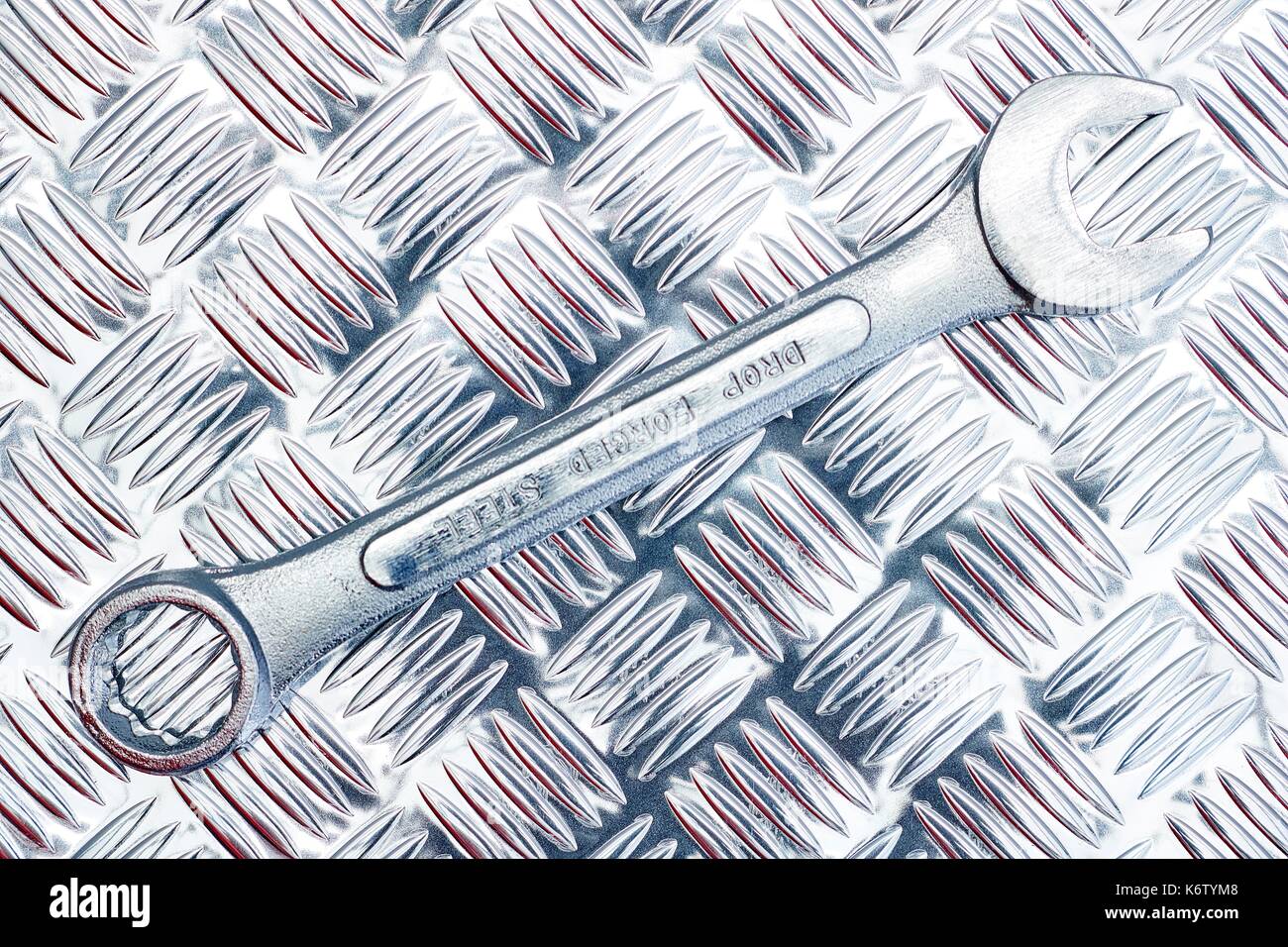 A studio photo of checker plate background Stock Photo - Alamy