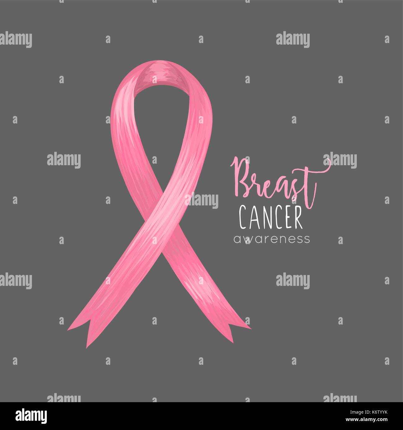 Breast Cancer Ribbon Vector