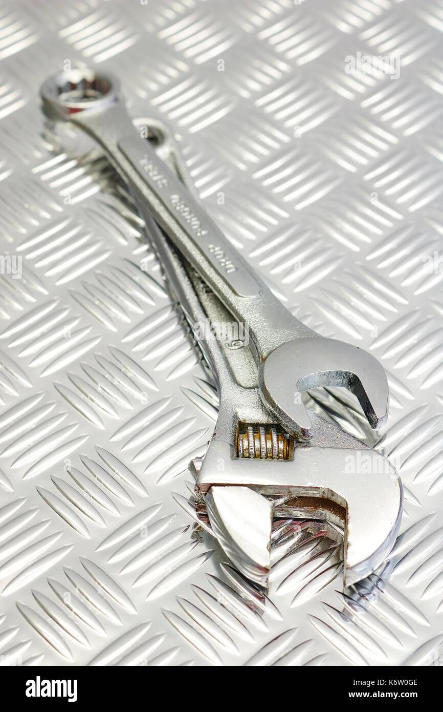 A studio photo of checker plate background Stock Photo - Alamy