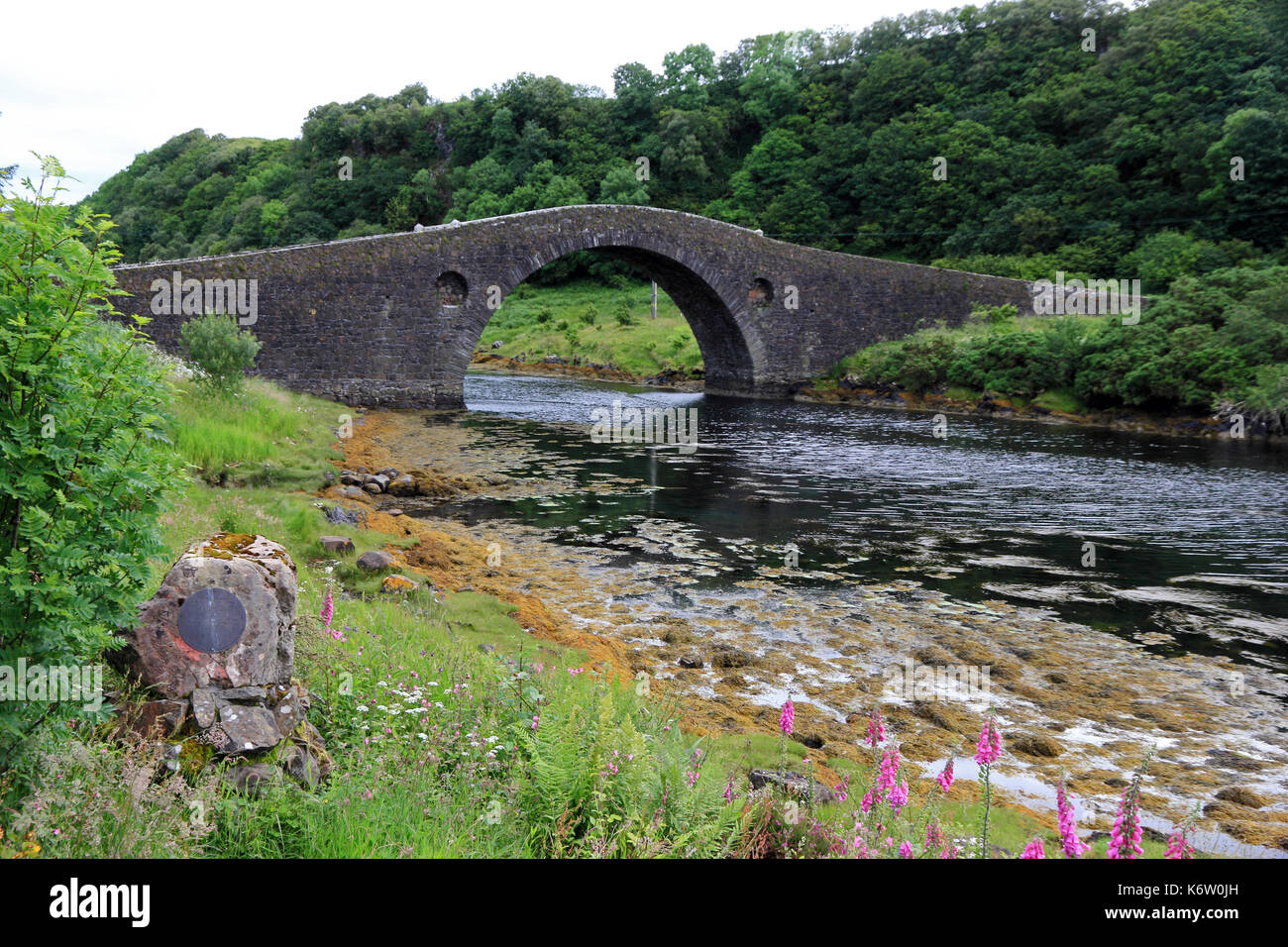 Bridge over the Atlantic, Clachan, Scotland Stock Photo - Alamy