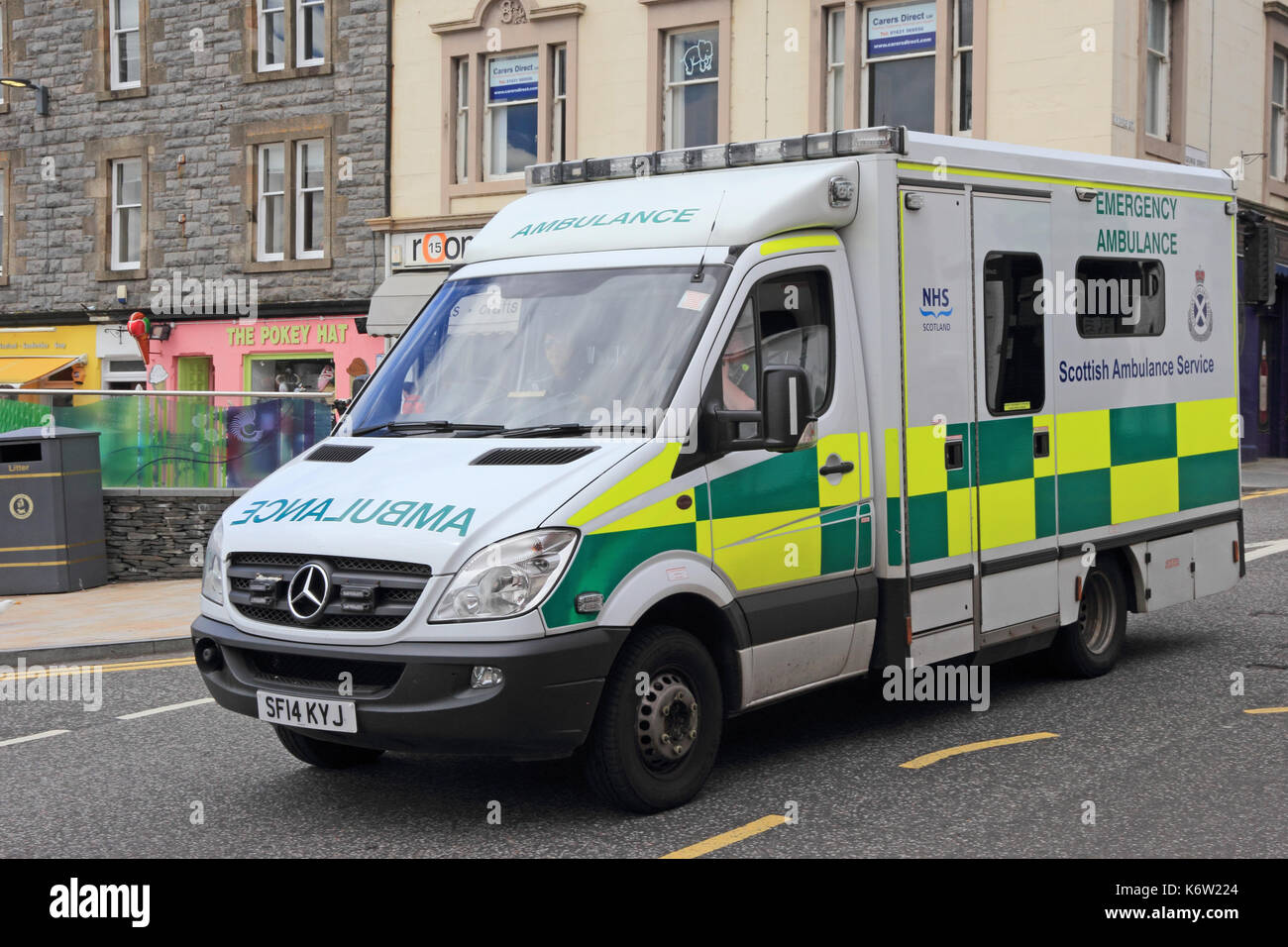 Scottish ambulance vehicle hi-res stock photography and images - Alamy