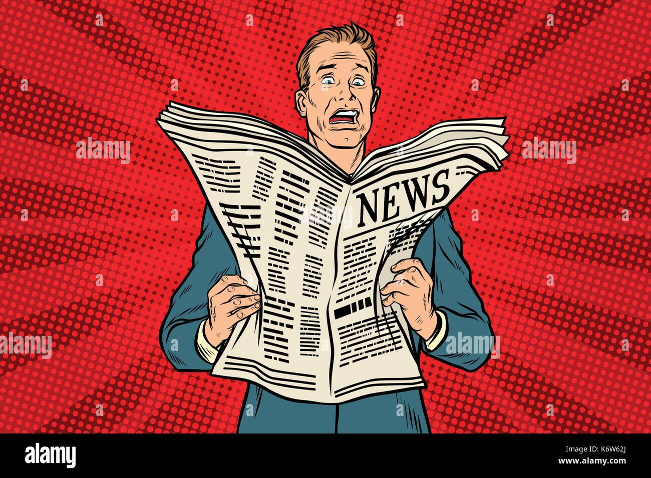 News expression Stock Vector Images - Alamy
