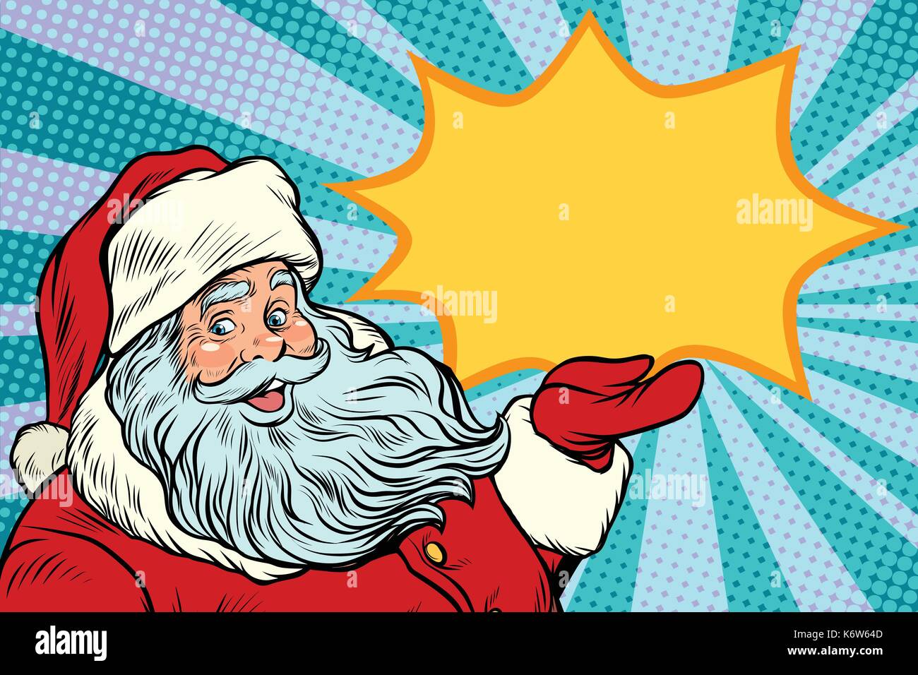 Santa claus sign hand Stock Vector Images - Alamy
