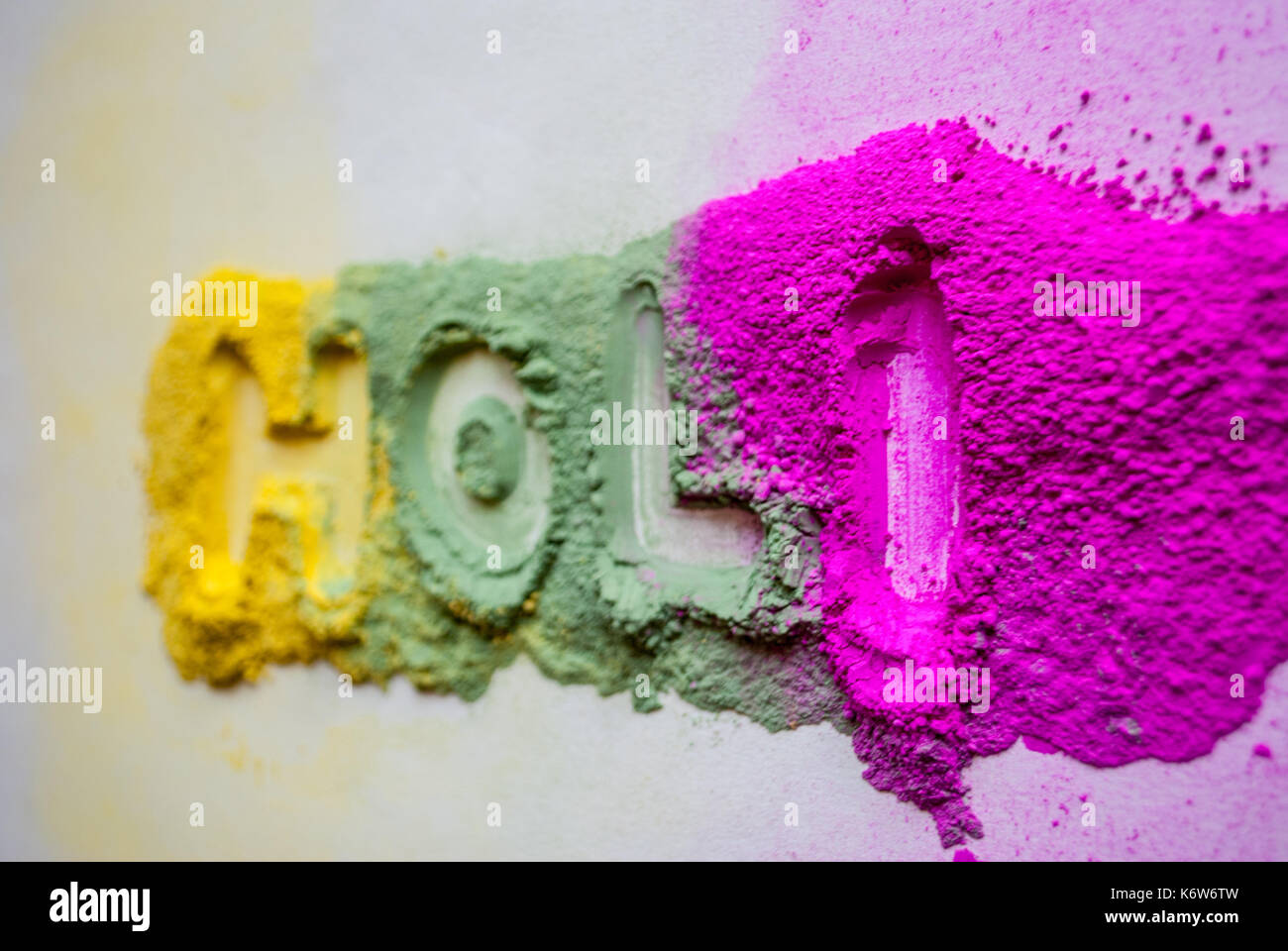 Indian Holi festival colours Stock Photo - Alamy