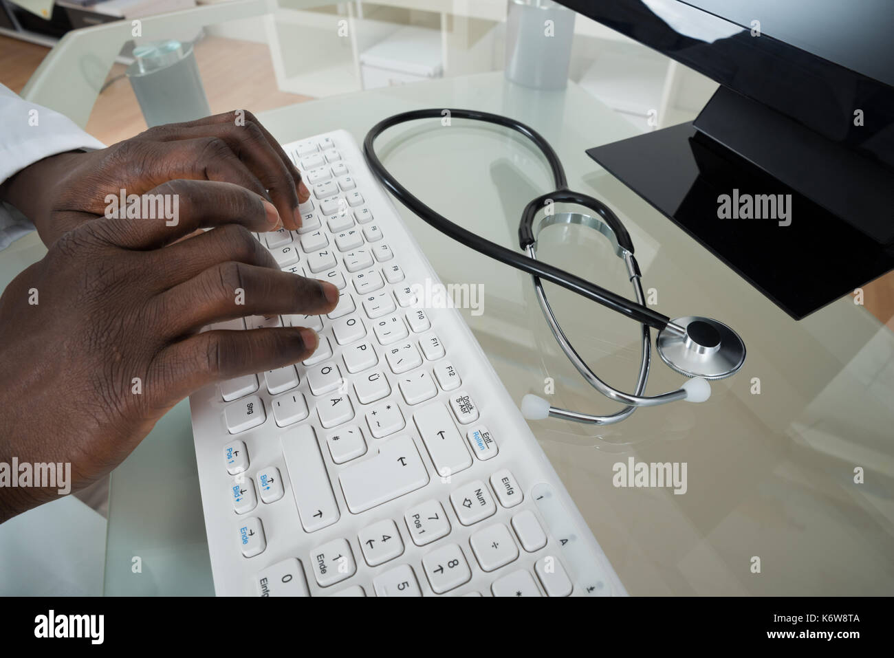 Hospital keyboard hi-res stock photography and images - Alamy