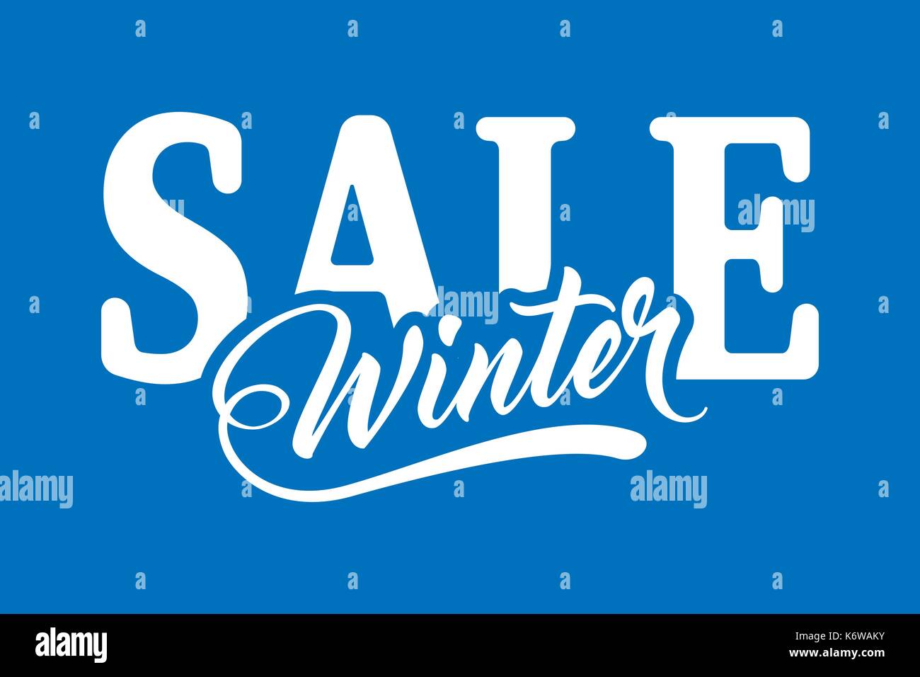 Inscription winter sale Stock Vector Images - Alamy