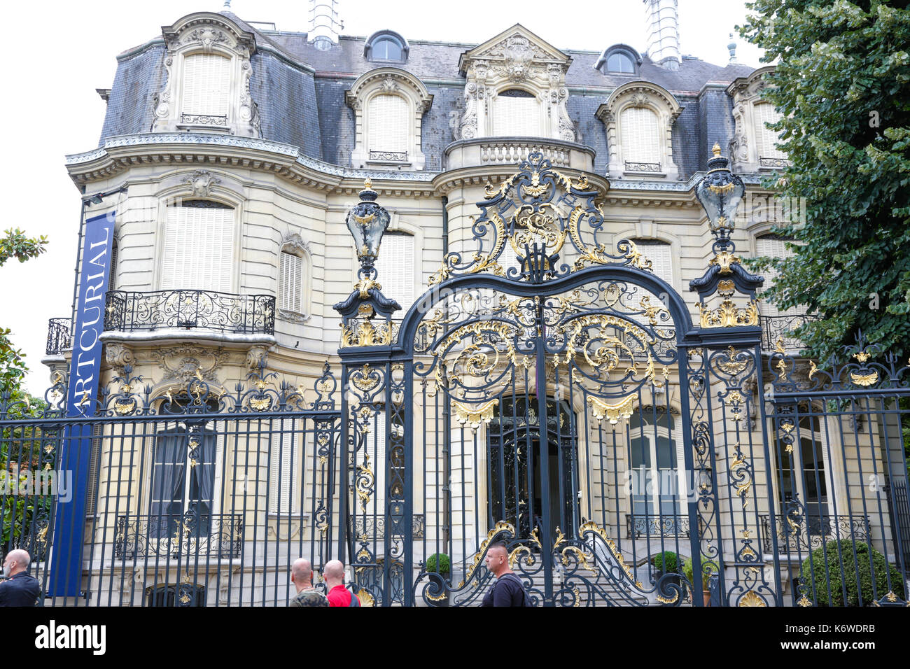 Paris, France: Artcurial art center with its typical baroque ...