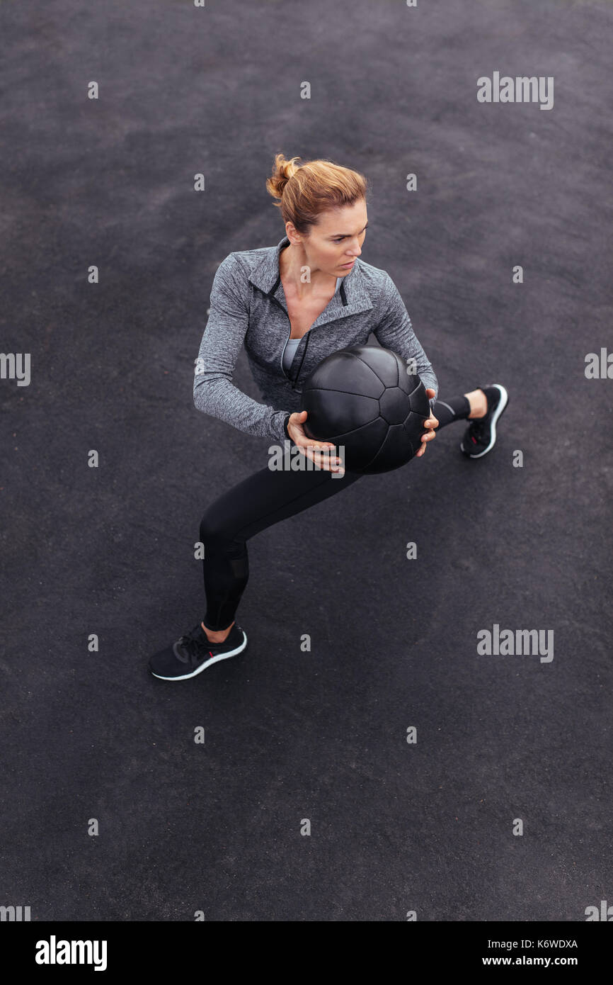 Strong strength female vertical hi-res stock photography and images - Alamy
