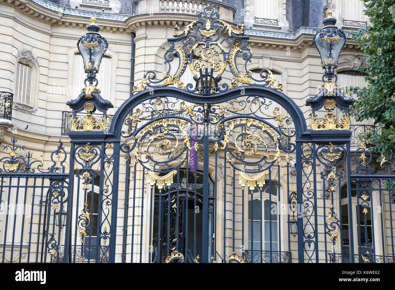 Paris, France: Artcurial art center with its typical baroque ...