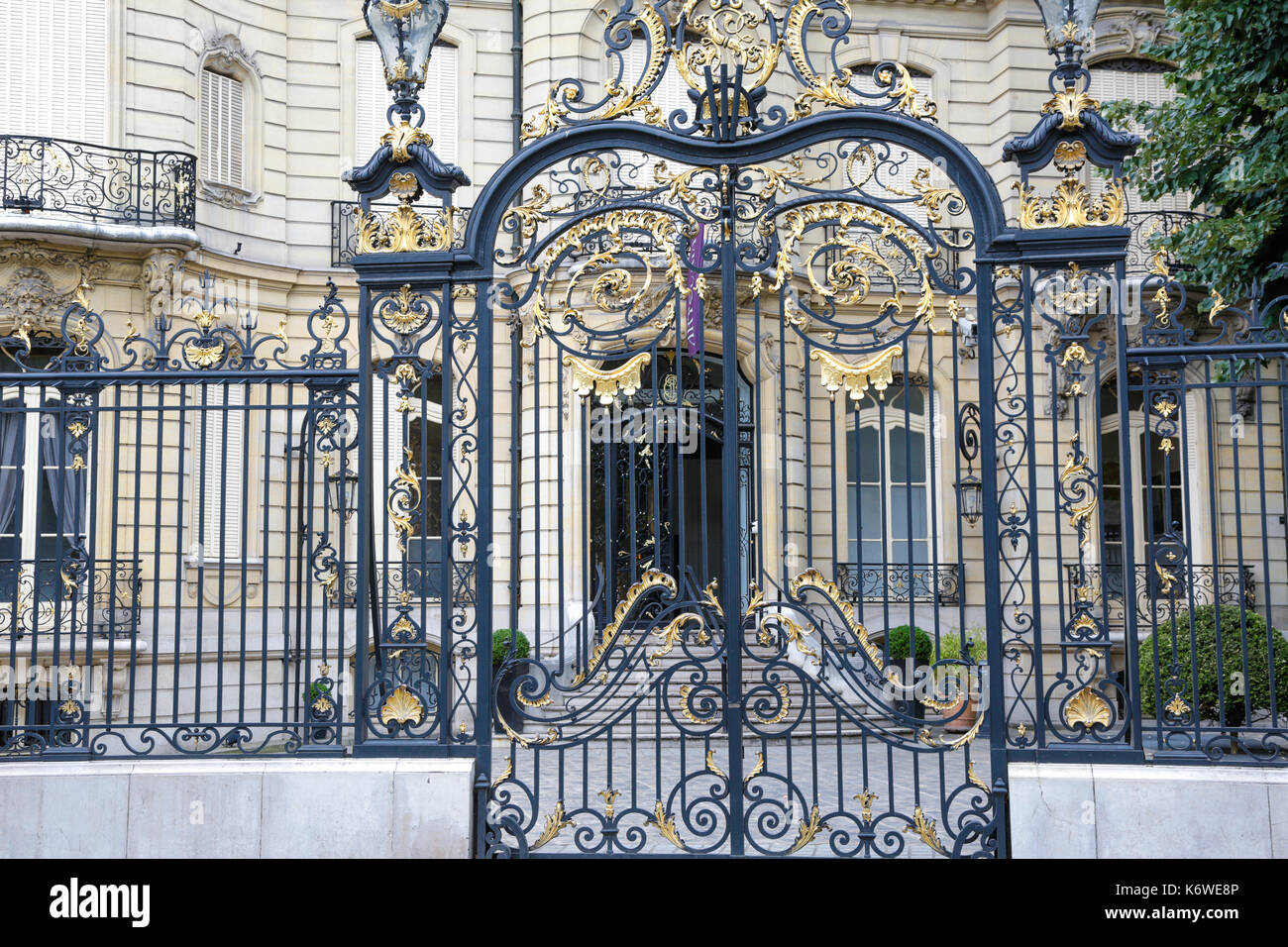 Paris, France: Artcurial art center with its typical baroque ...
