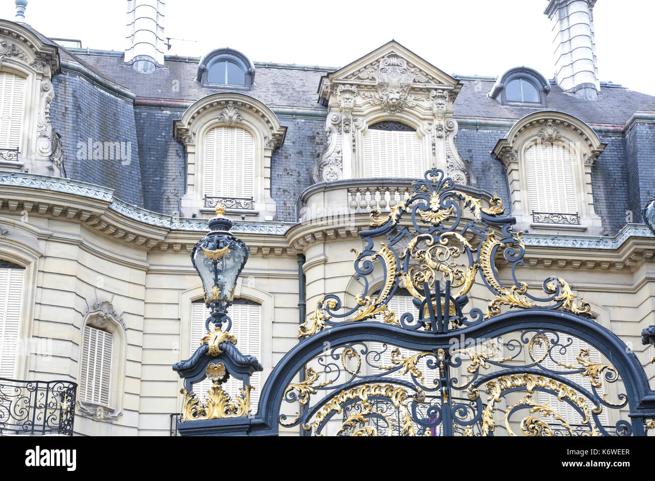 Paris, France: Artcurial art center with its typical baroque ...
