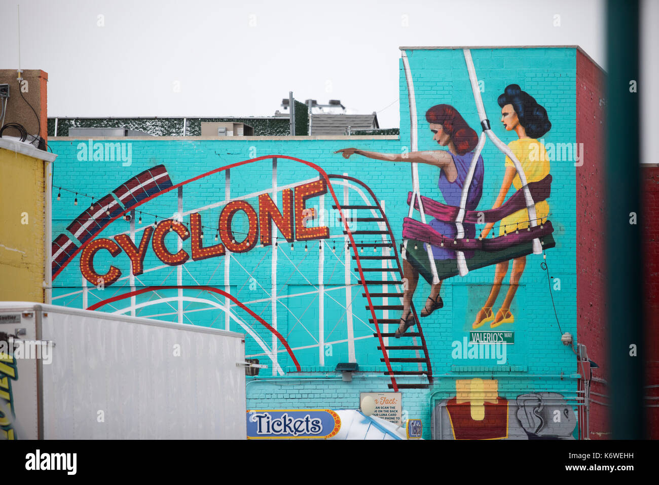 Cyclone CONEY ISLAND, NEW YORK, USA - MARCH 2017 - Cyclone ...