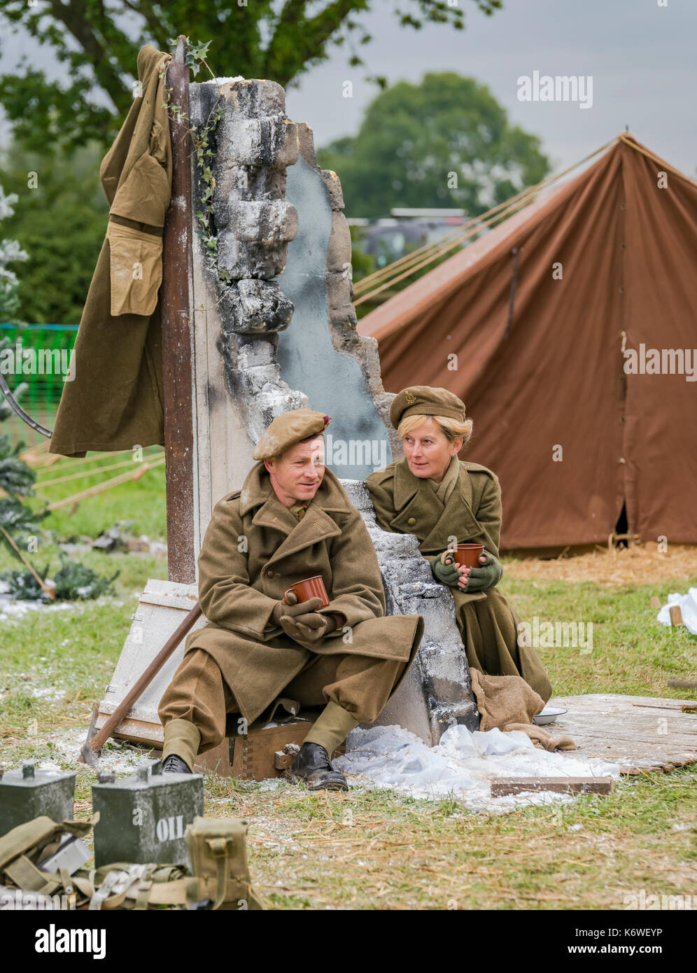The Victory Show WW2 Reenactment Stock Photo - Alamy