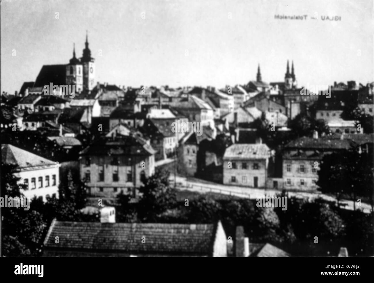 Gustav Mahler - JIHLAVA/IGLAU - mid 19thC Panorama of Iglau. Mahler ...
