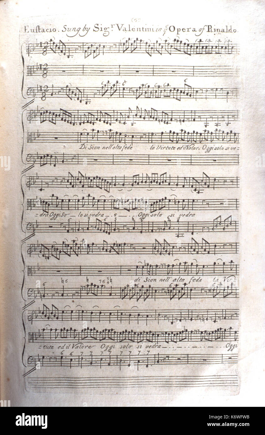Handel's rinaldo hi-res stock photography and images - Alamy
