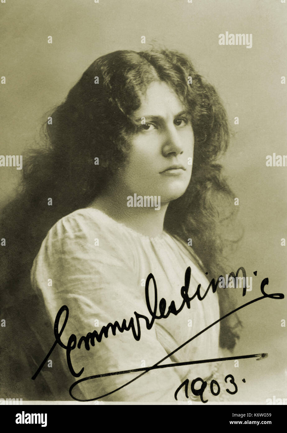 DESTINN, Emmy as ' Mignon ' in Ambroise Thomas opera ( signed 1903 ...