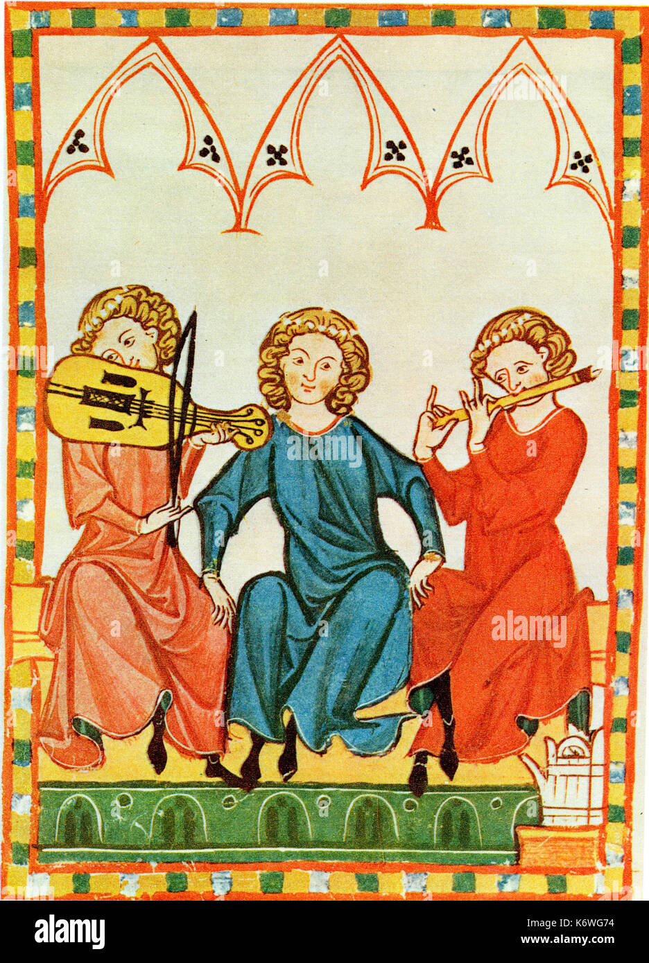 Medieval Troubadours And Minstrels