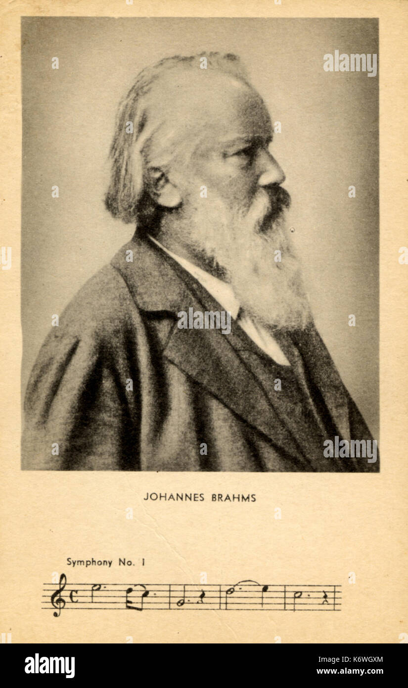19thcentury portrait brahms portrait hi-res stock photography and ...