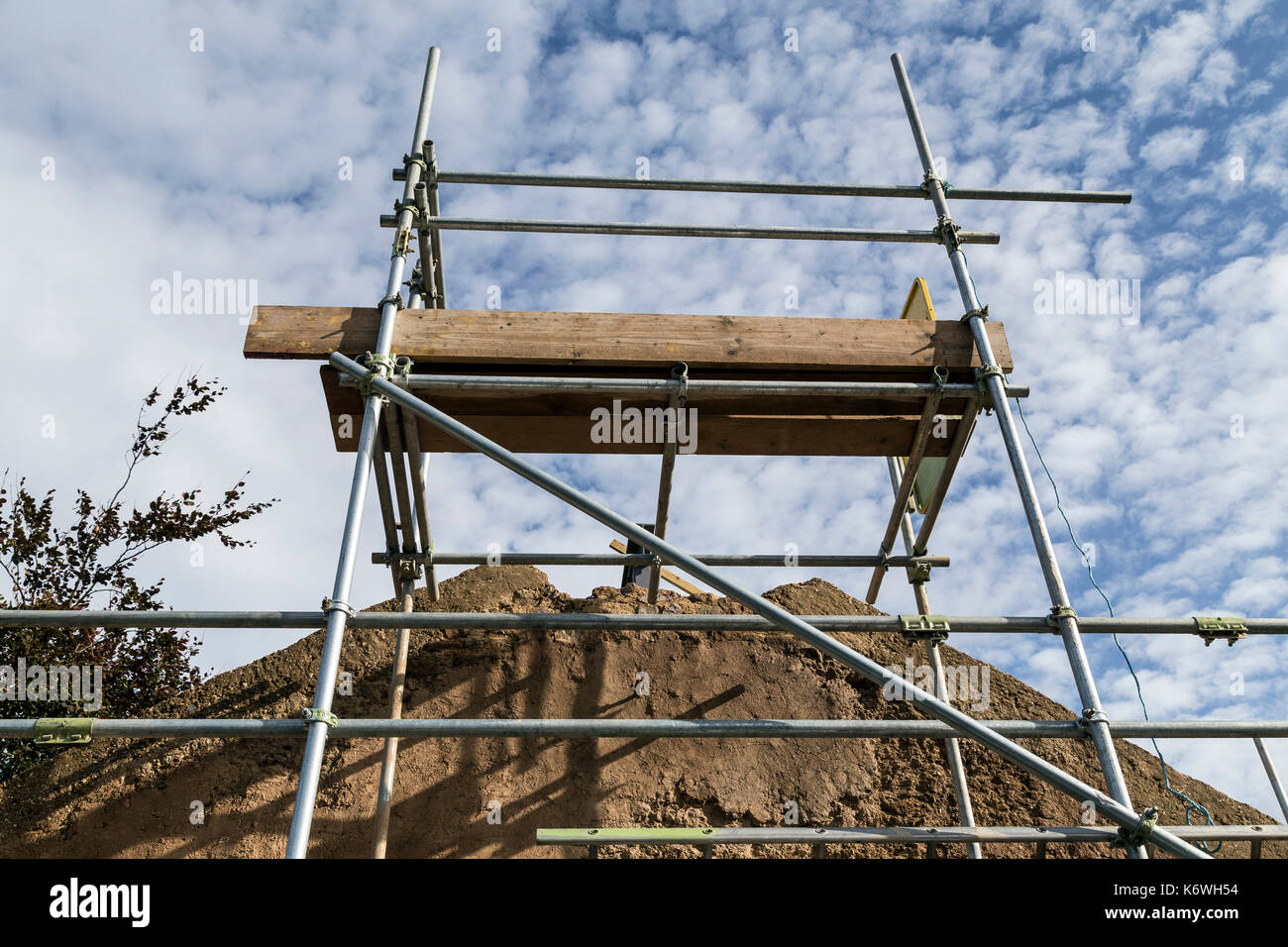 scaffold supports barn development.Residential Building, Beauty ...