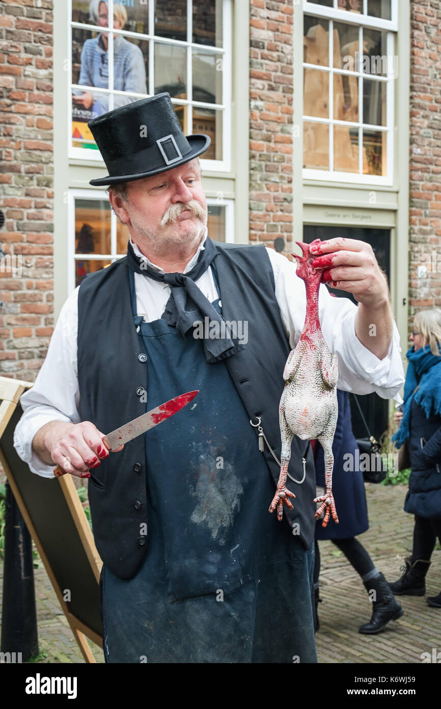 Deventer, Netherlands – December 18, 2016: One of the characters from ...
