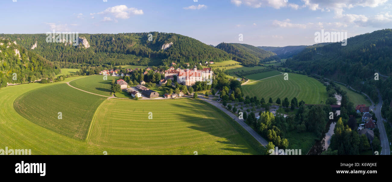 Beuron Monastery, Upper Danube nature park Park, Sigmaringen District ...