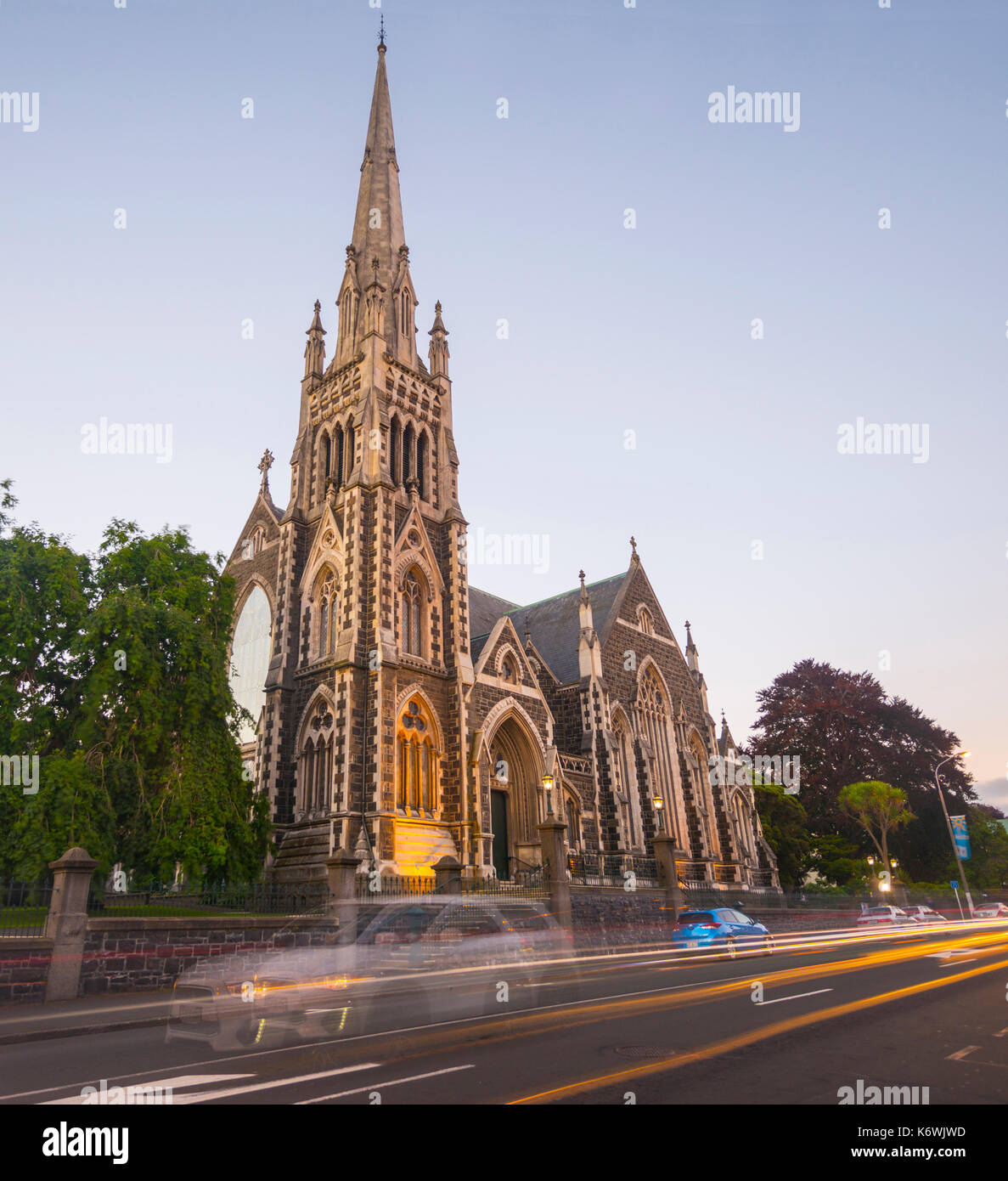 Knox Church, Dunedin, South Island, New Zealand, Oceania Stock Photo ...