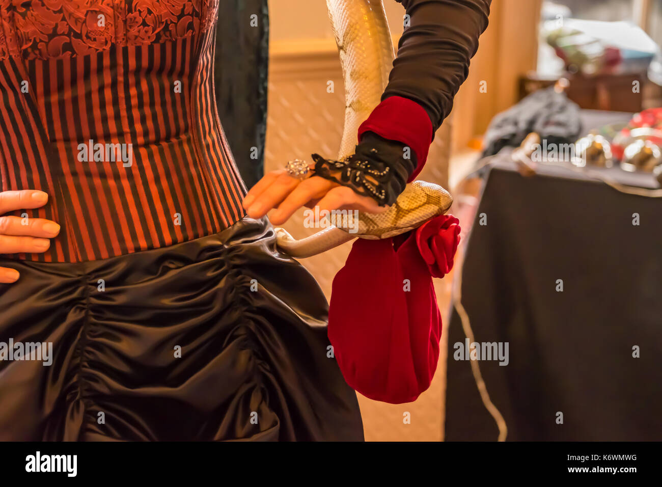 snake coiled around wrist Stock Photo - Alamy