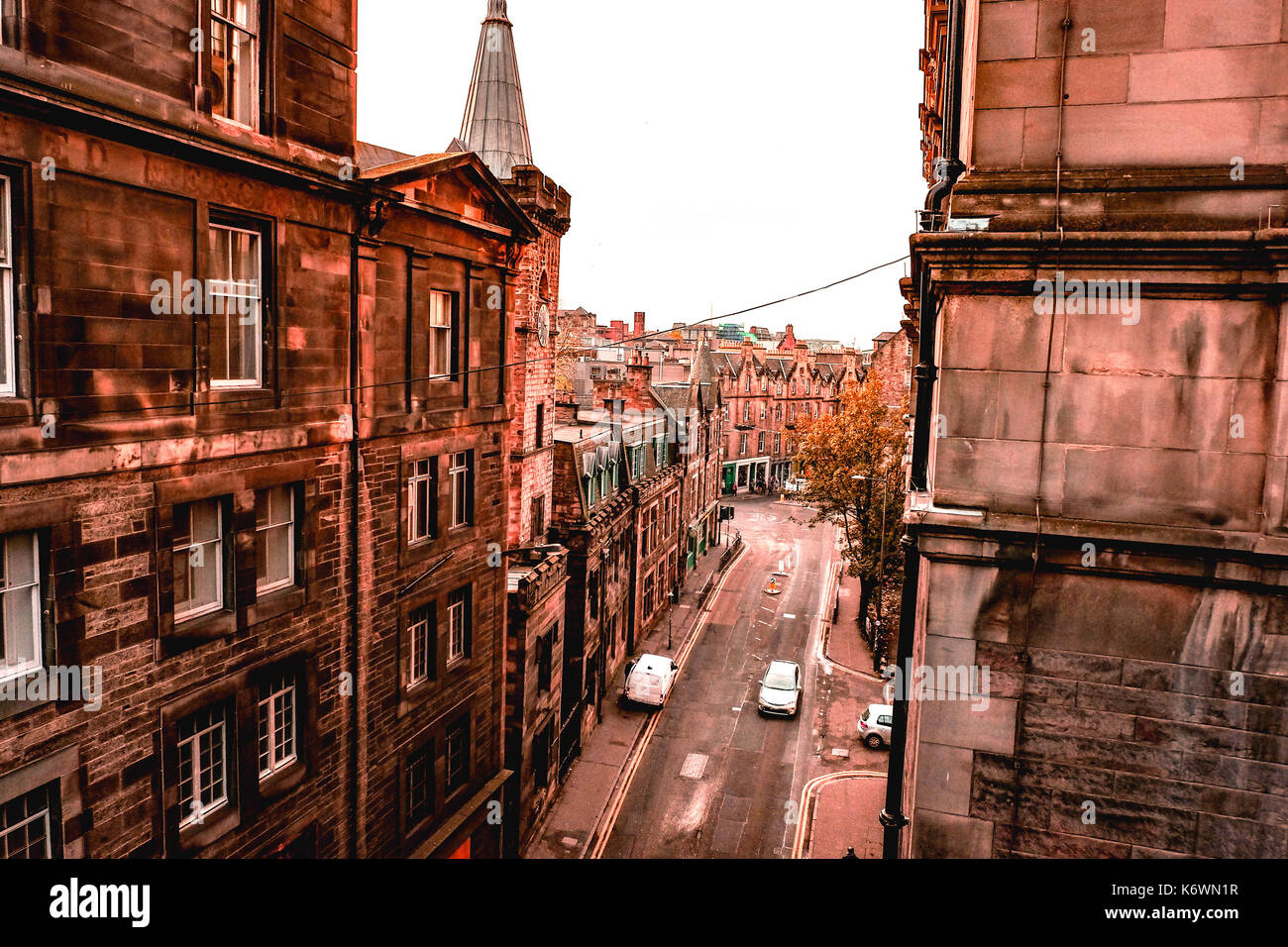 Edinburgh old town Stock Photo - Alamy