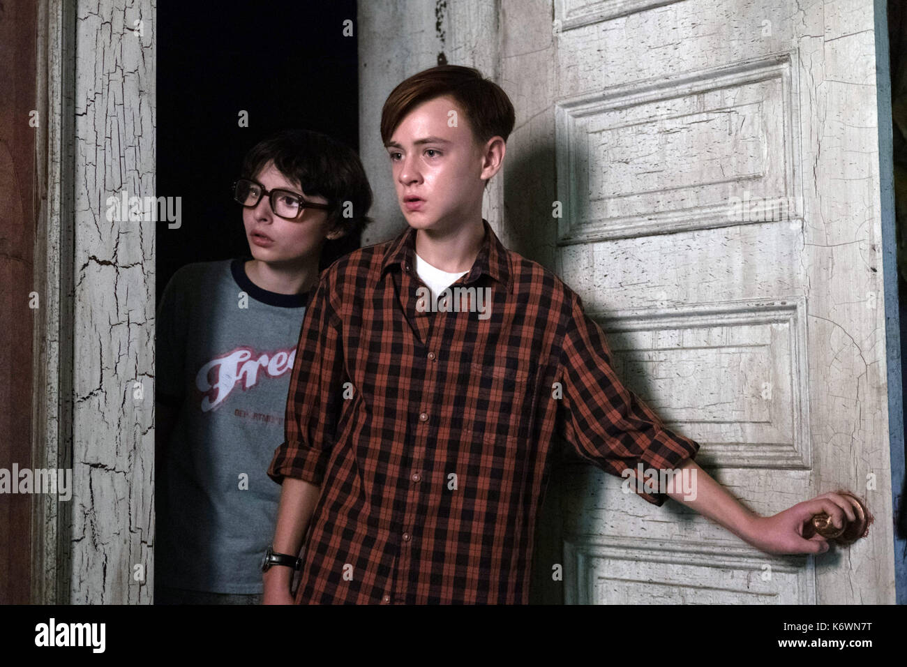 IT, from left: Finn Wolfhard, Jaeden Lieberher, 2017. ph: Brooke Palmer ...