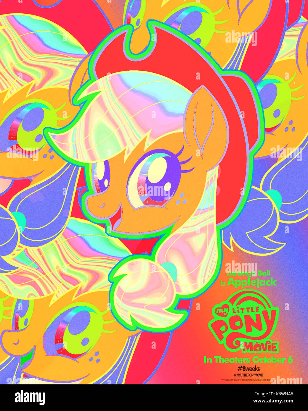 MY LITTLE PONY: THE MOVIE, US character poster, Applejack (voice ...