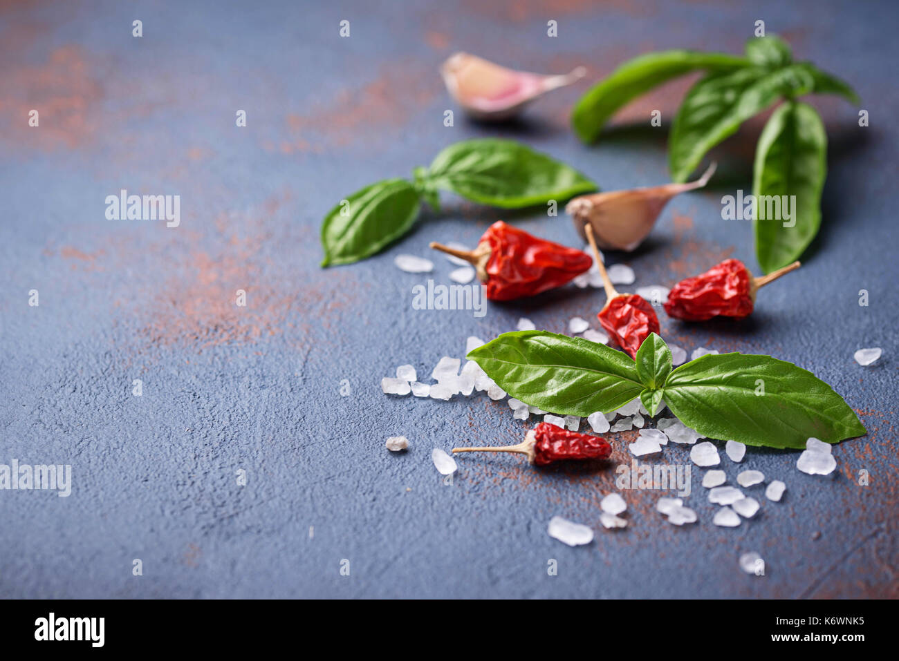 Chilli and basil hi-res stock photography and images - Alamy