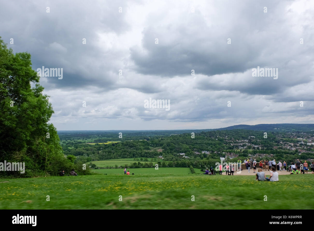 Surrey from box hill hi-res stock photography and images - Alamy