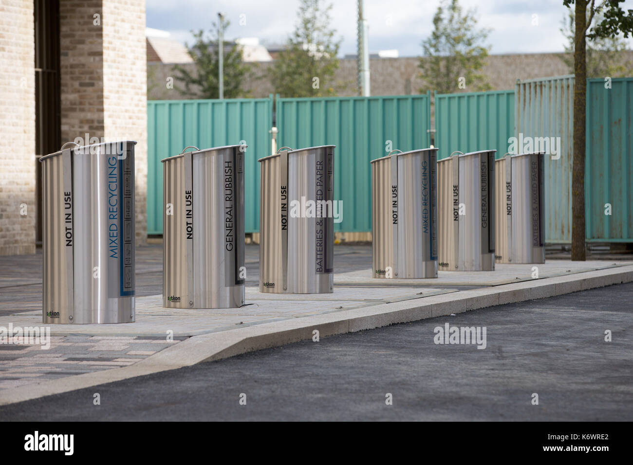 The new underground bins in Eddington,Cambridge on Sept 13th. Wheelie ...