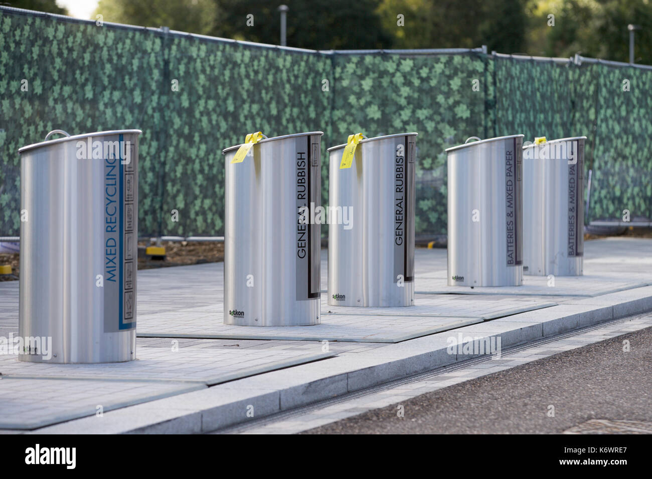 The new underground bins in Eddington,Cambridge on Sept 13th. Wheelie ...