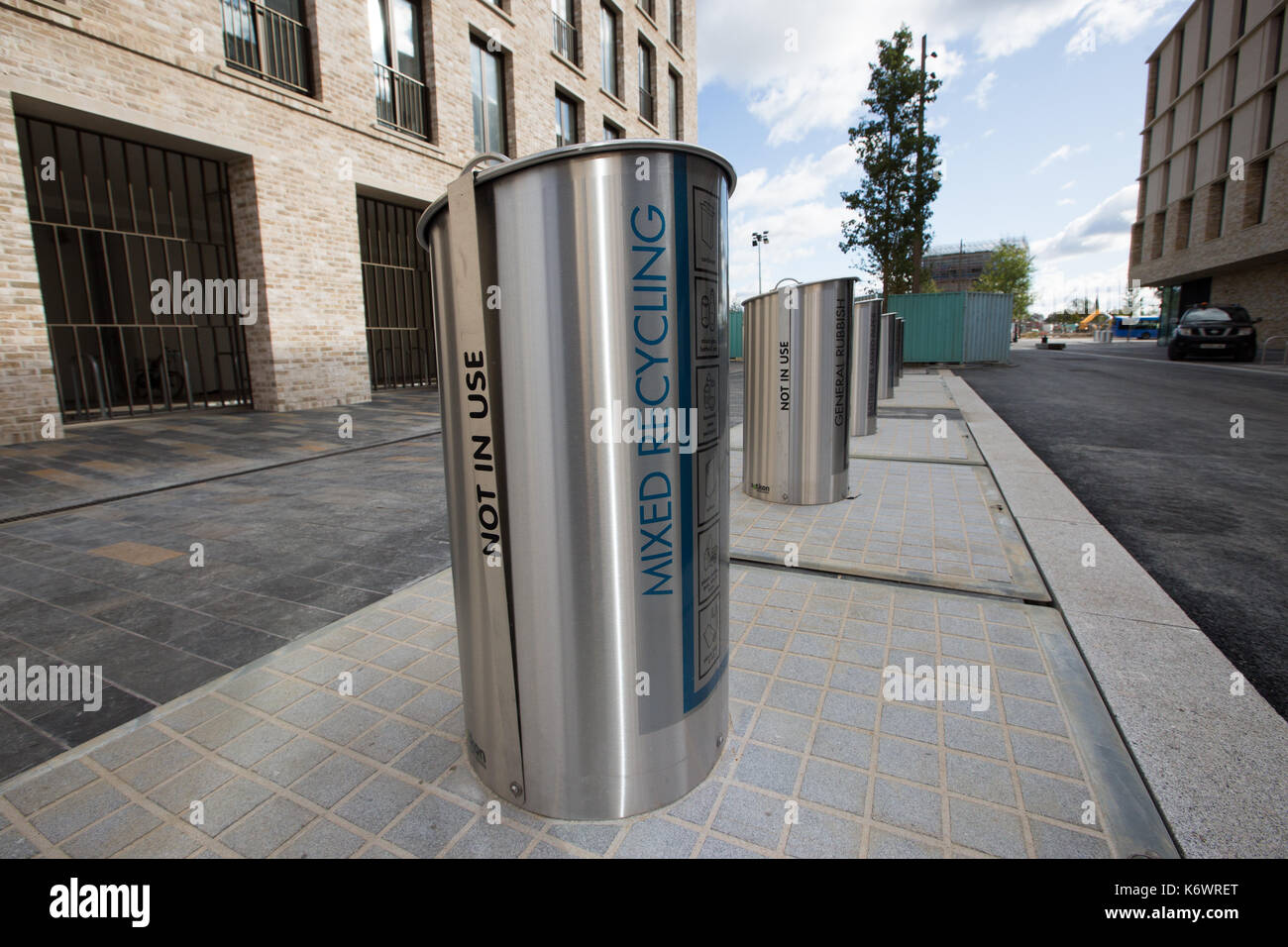 The new underground bins in Eddington,Cambridge on Sept 13th. Wheelie ...